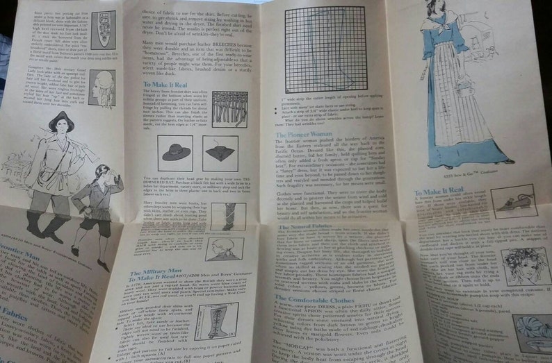 Vintage Pattern Butterick 4260 Early American 1776 Make It - Etsy