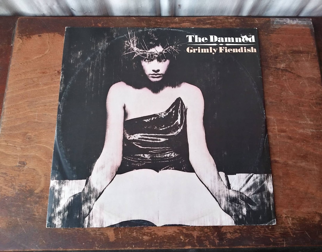 Vintage Record Album the Damned Grimley Fiendish B/w Edward the Bear 12 ...