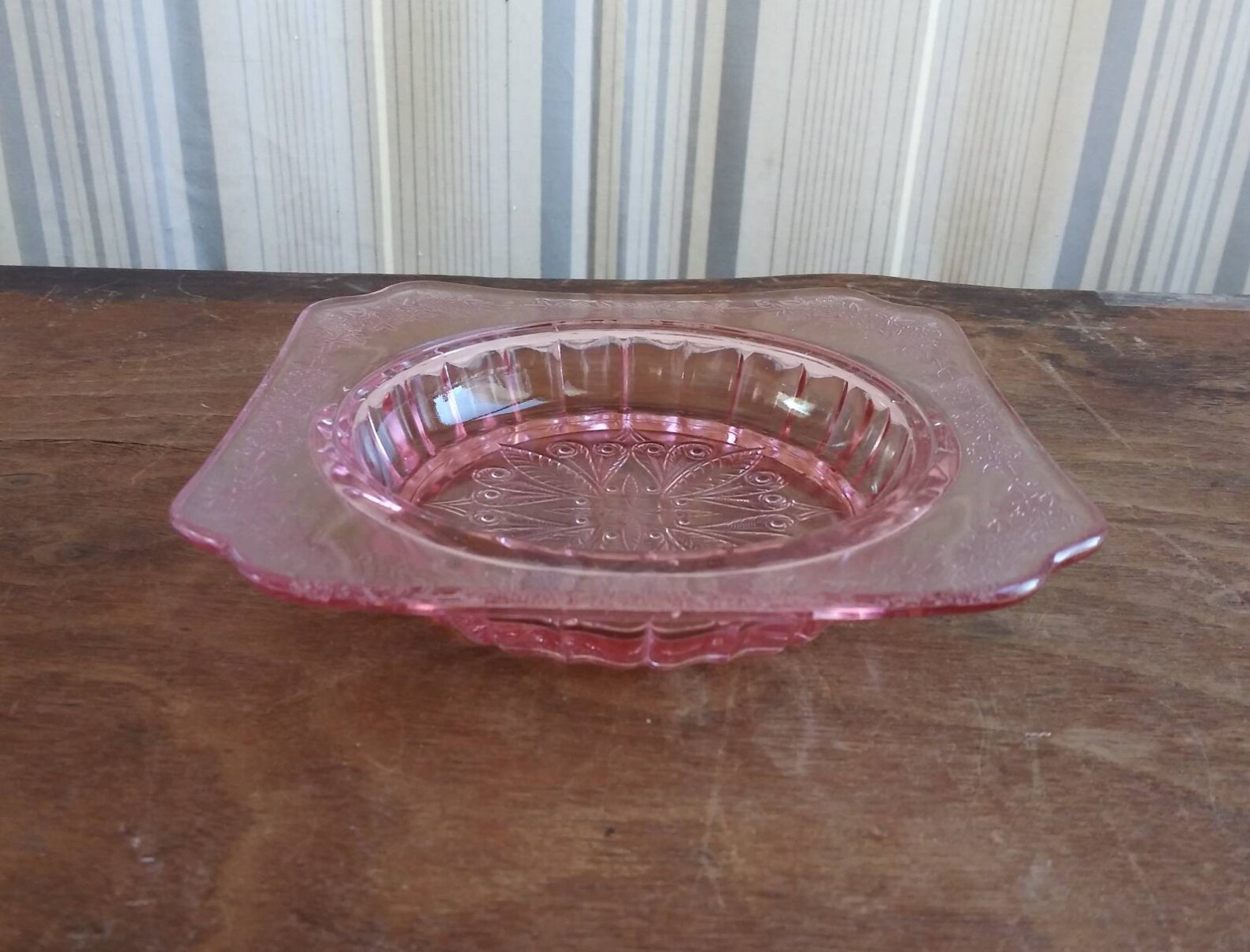 Antique Pink Depression Glass Pink Jeanette Glassware Adam - Etsy