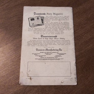 Vintage Advertising Booklet Dennison's Goods for Use in Schools Posters ...