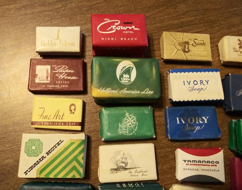 Vintage Hotel Soap: 1950s-60s Travel Souvenir - Etsy