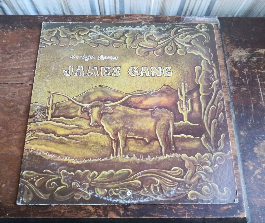 Vintage James Gang Vinyl Record, Straight Shooter, 1972 Classic Rock ...