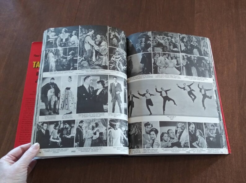 Vintage Talkies Coffee Table Book – Pictorial Movie History - Etsy