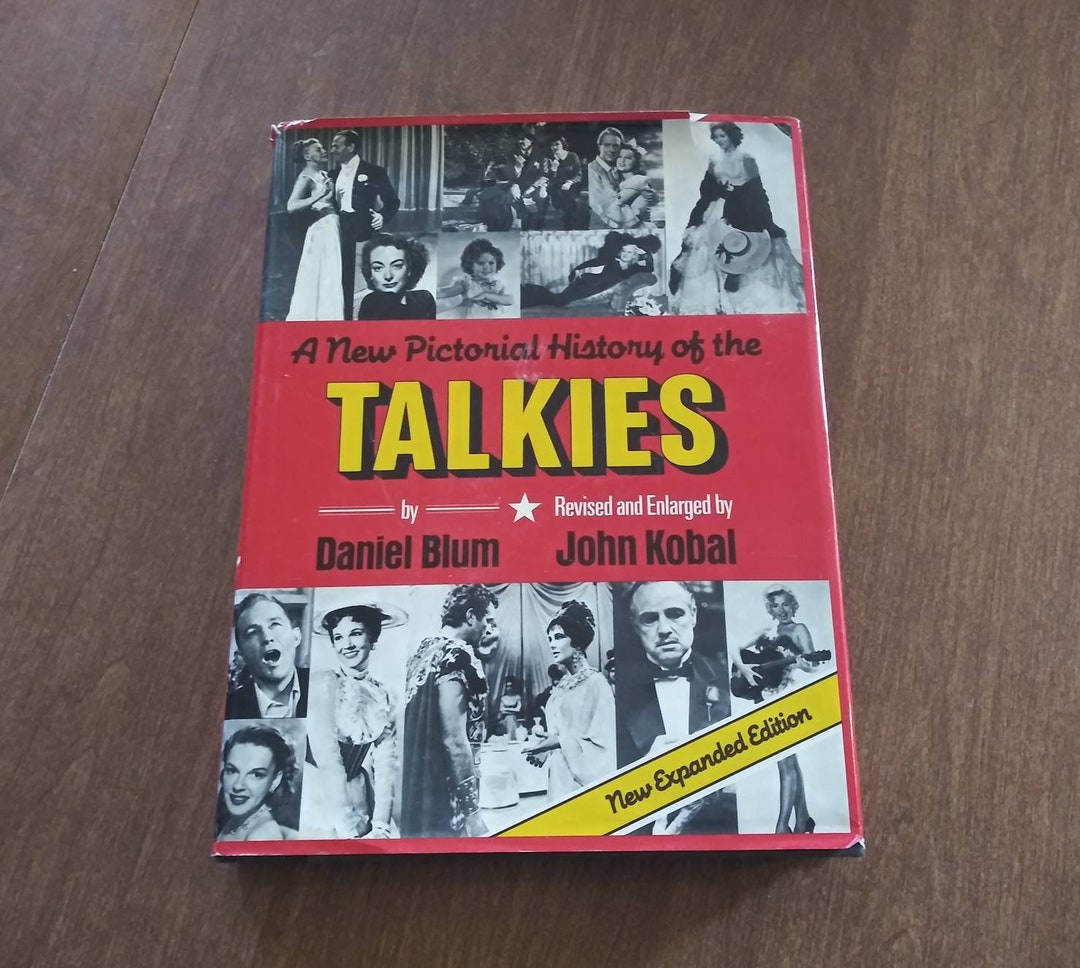 Vintage Talkies Coffee Table Book – Pictorial Movie History - Etsy
