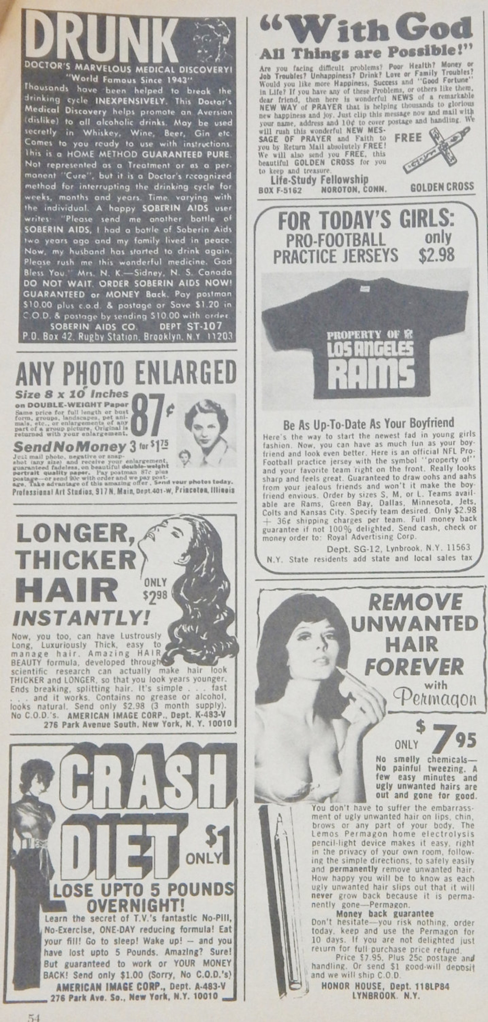 Vintage Magazine Photo Screen December 1971 Gossip Lawrence - Etsy