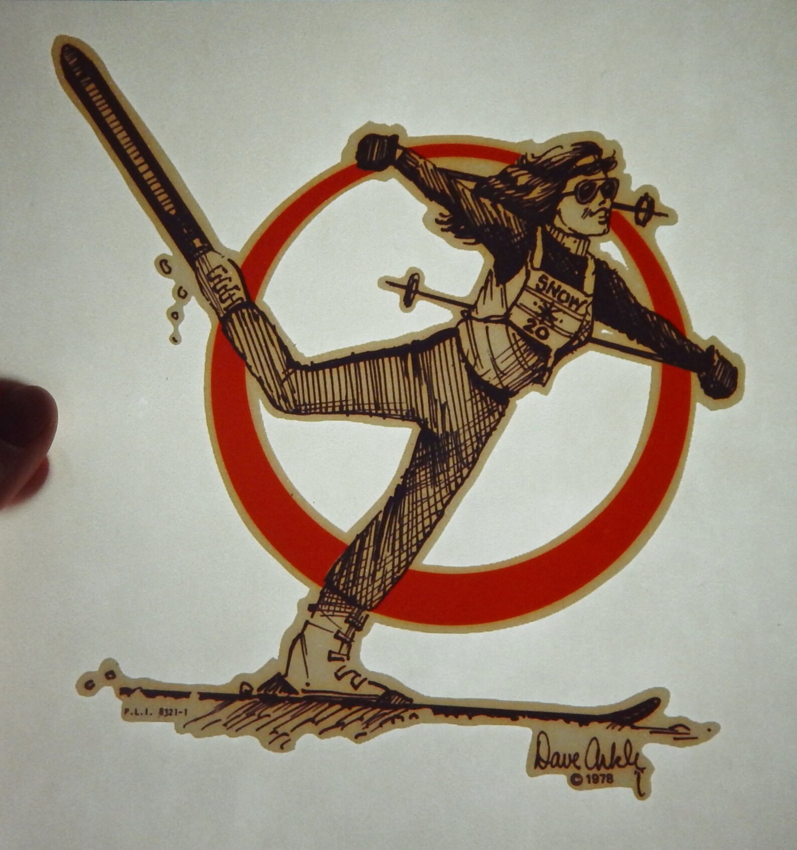 Vintage Iron on Transfer 1978 Ski Bunny Dave Arkle Art Vintage - Etsy