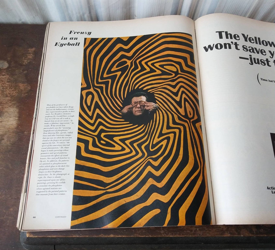 Vintage Life Magazine September 9 1966 LSD Art Psychedelic Art - Etsy