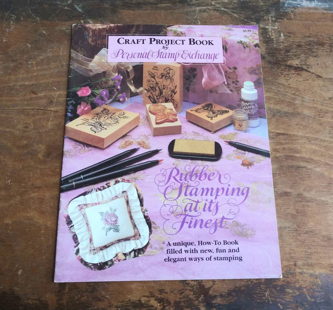 Vintage Craft Project Book Rubber Stamping at It's Finest 1993 Personal ...
