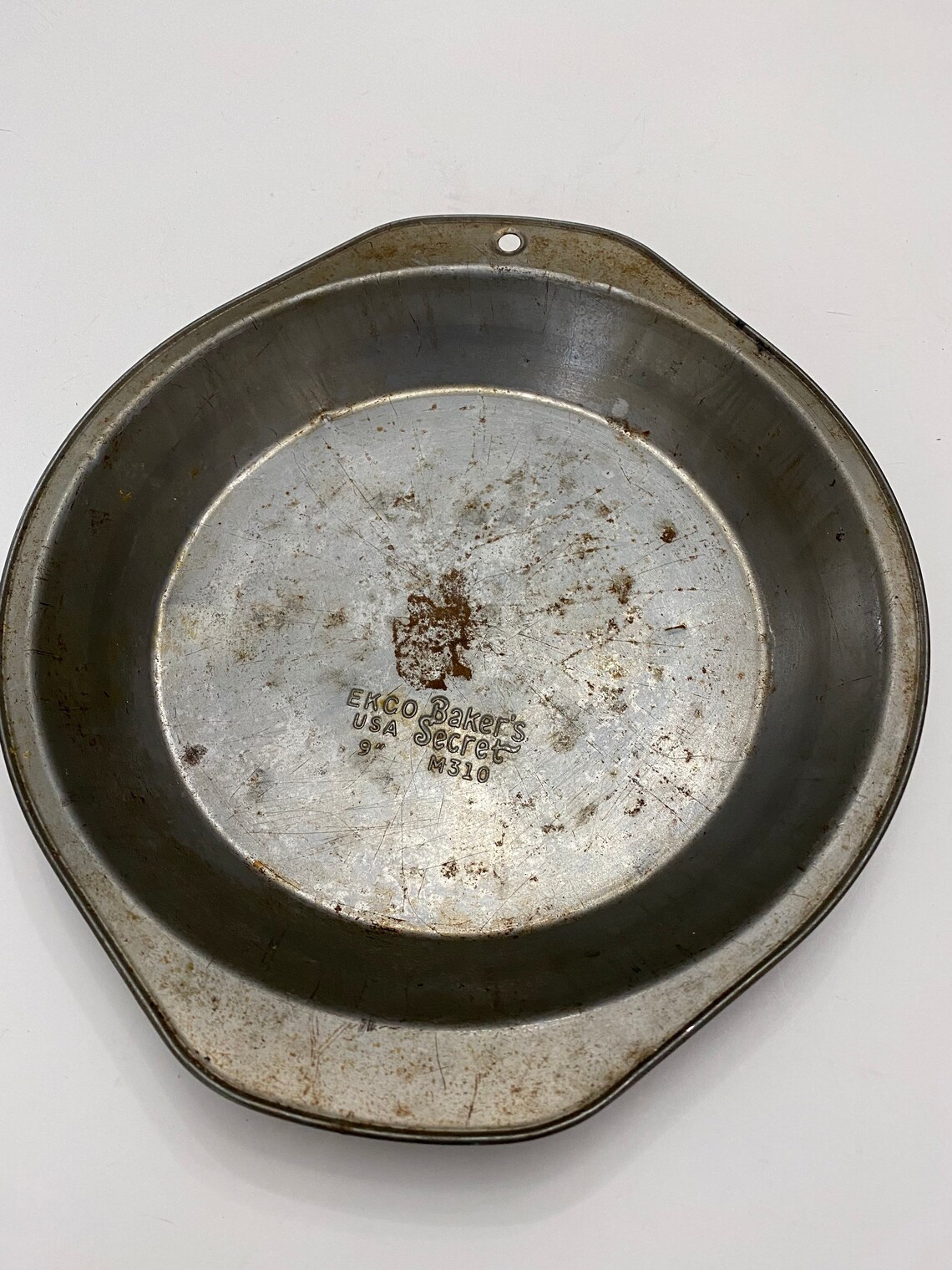 Vintage Pie Tin Plate 9 Inch Round Pie Pan Ekco Baker's - Etsy