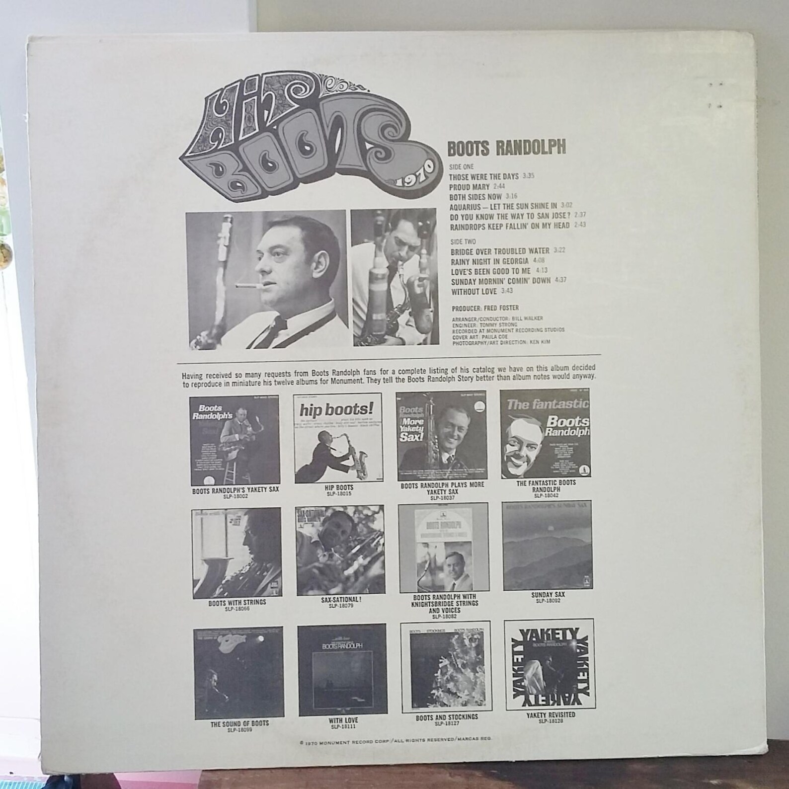 Vintage Vinyl Record Album Boots Randolph 1970 Hit Boots - Etsy
