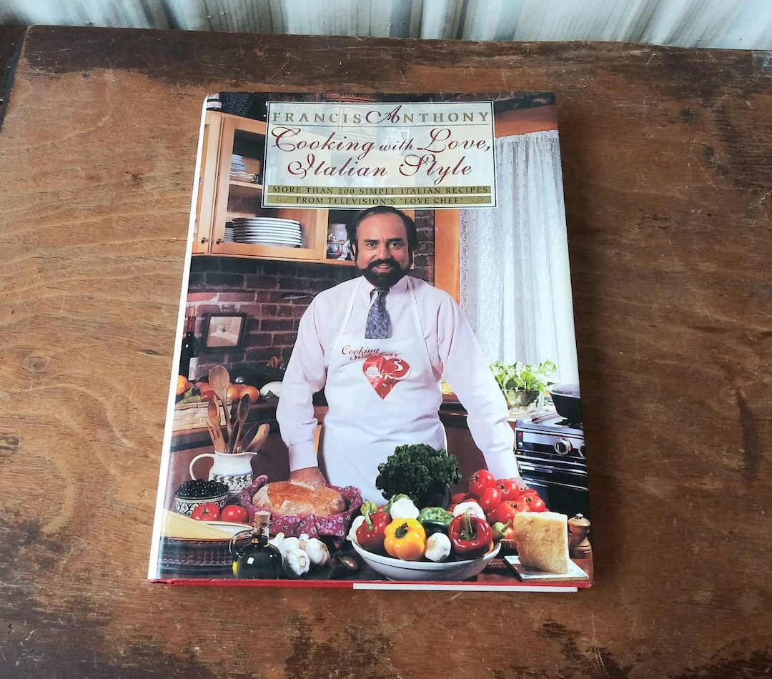 Vintage 'cooking With Love' Italian Cookbook, Francis Anthony, 1994 - Etsy