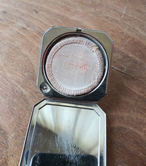 Vintage Compact Coty Pressed Powder Compact Small Sil… - Gem