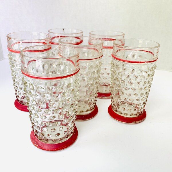 Hobnail Glassware - Etsy