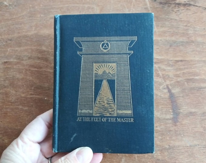 Antique Book at the Feet of the Master Alcyone Krishnamurti Early 1900 ...