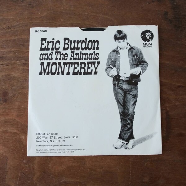 Eric Burdon - Etsy