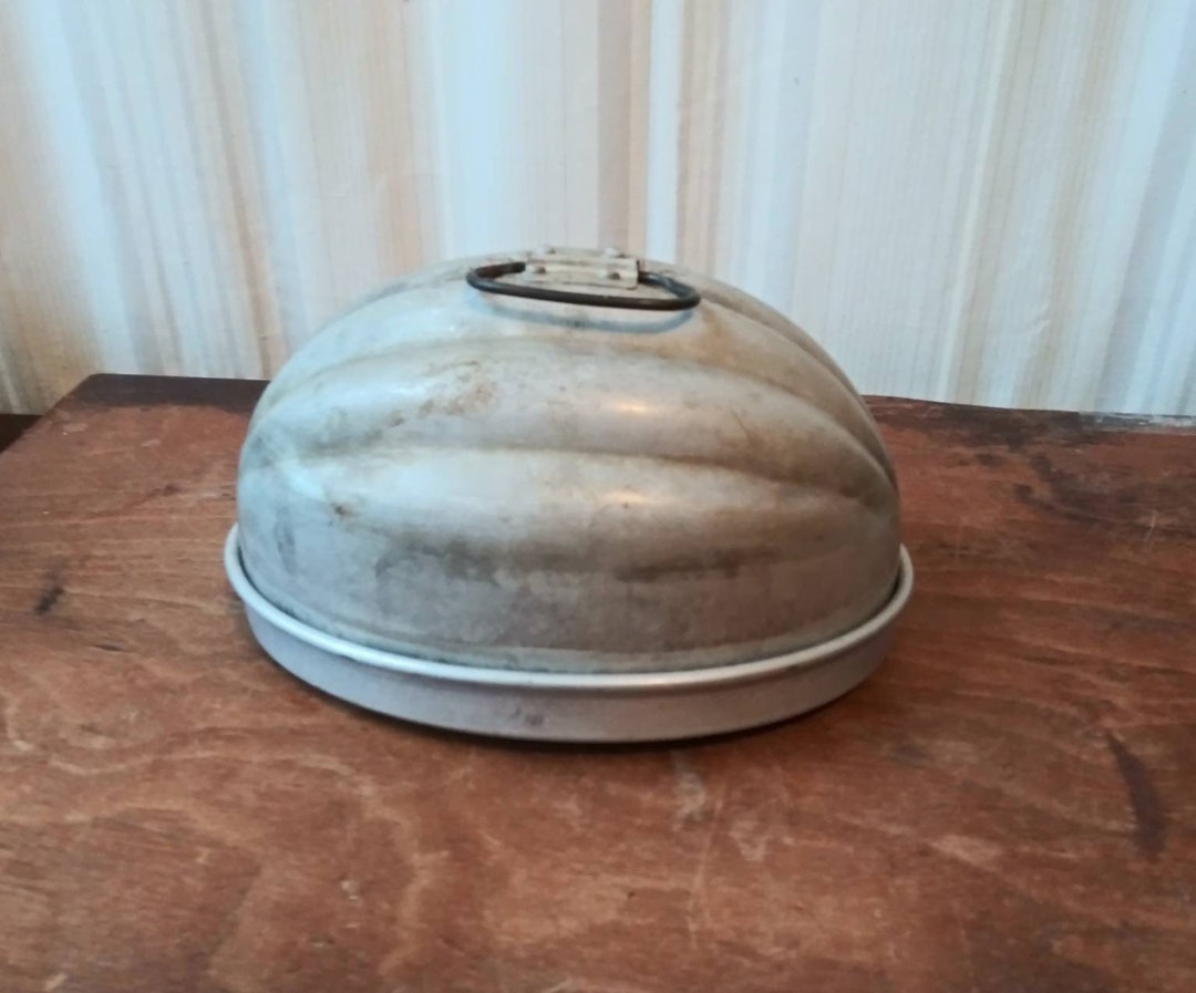 Vintage Steamed Pudding Mold Acorn Shape Oval W Lid & Handle Wear-ever ...