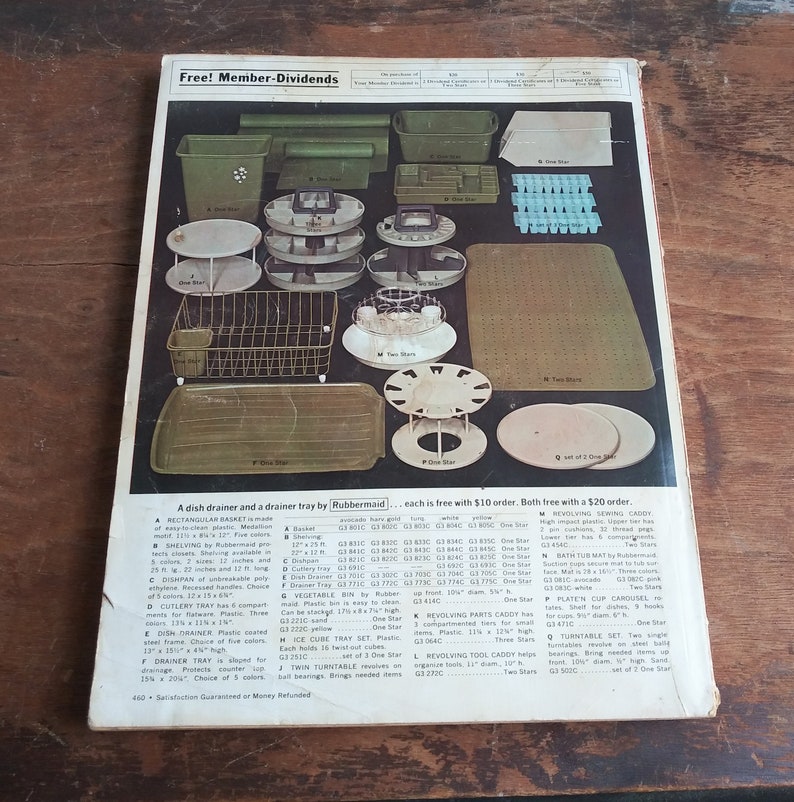 Vintage 1969 Popular Club Plan Catalog: Fashion & Home Decor ...