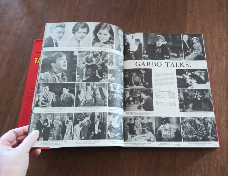 Vintage Talkies Coffee Table Book – Pictorial Movie History - Etsy