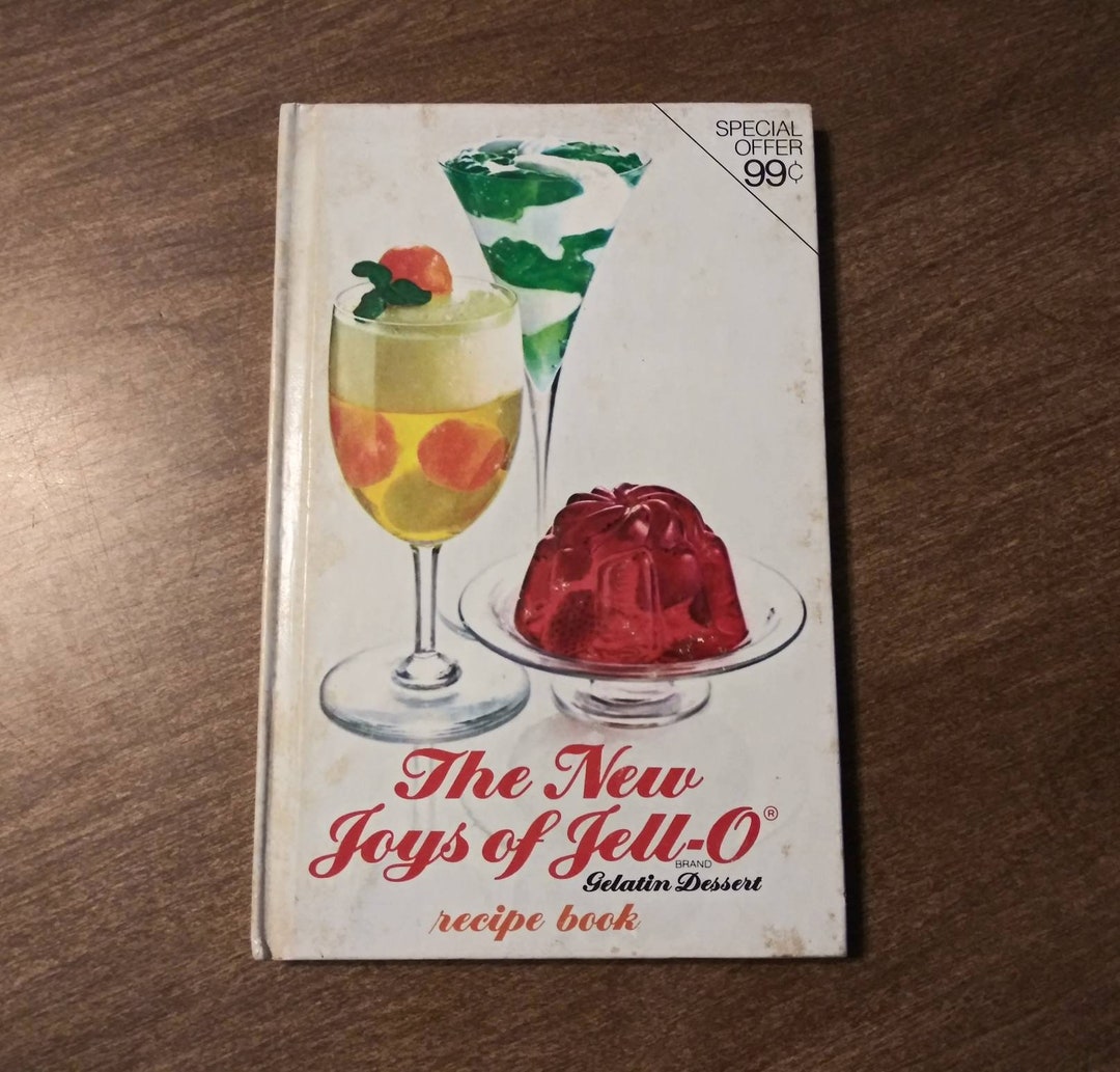 Vintage Cookbook the New Joys of JELL-O Gelatin Dessert Recipe Book ...