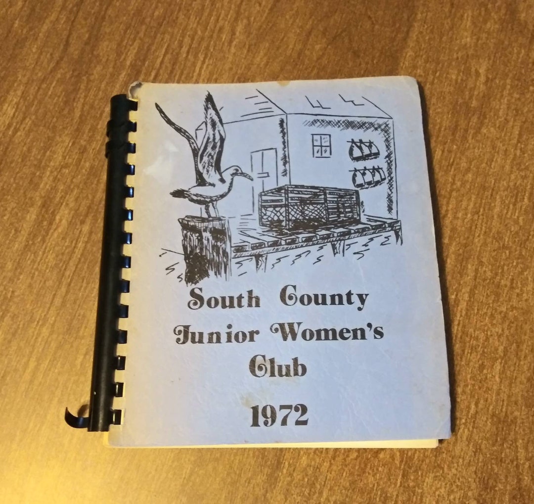 Vintage Cookbook 1972 South County Junior Women's Club Narragansett ...