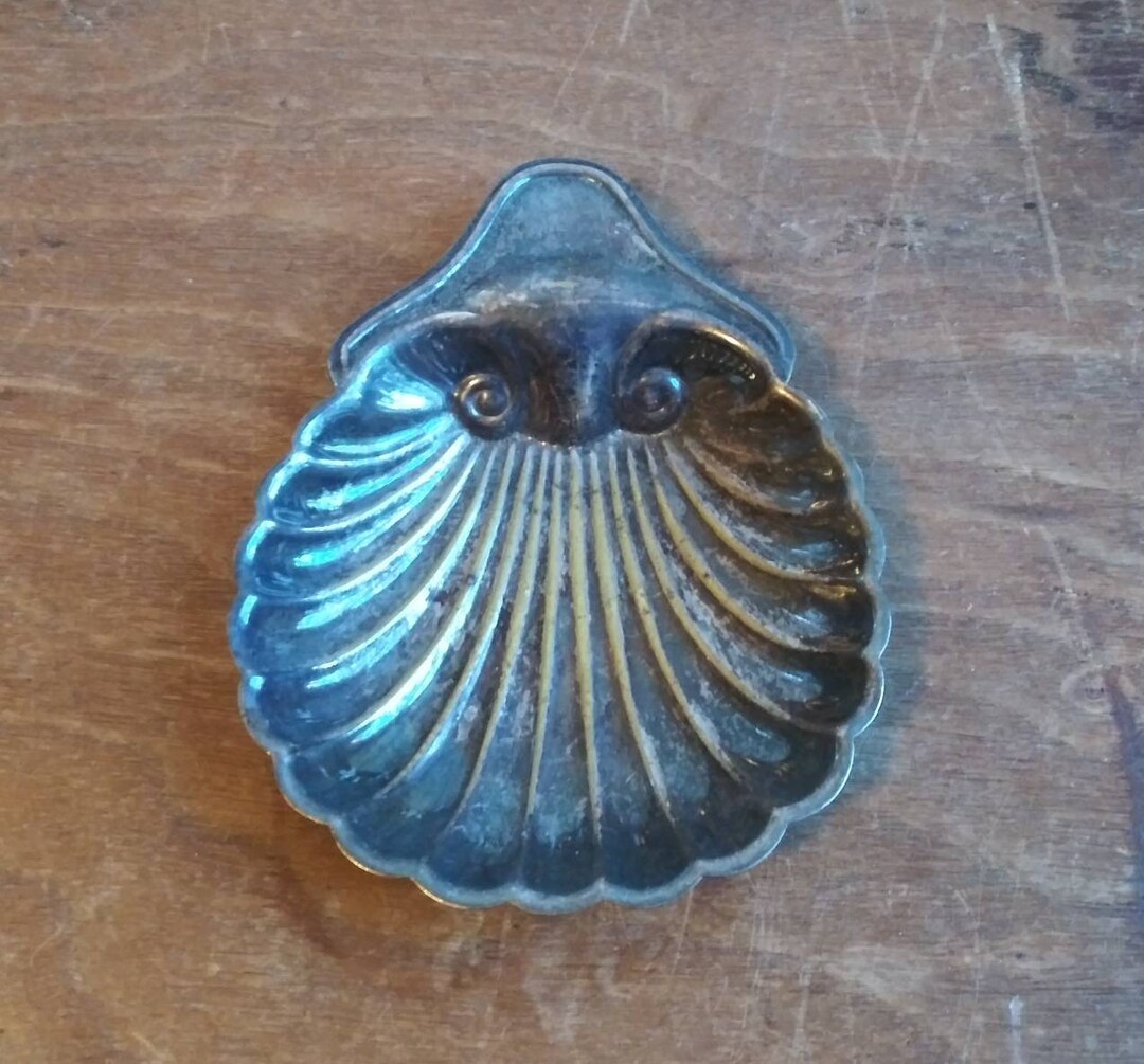 Vintage Font Holy Water Baptism Shell Church Silver Plate - Etsy