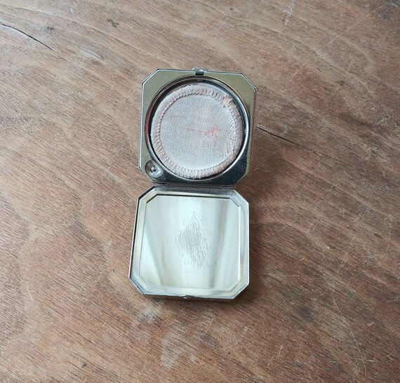 Vintage Compact Coty Pressed Powder Compact Small Sil… - Gem