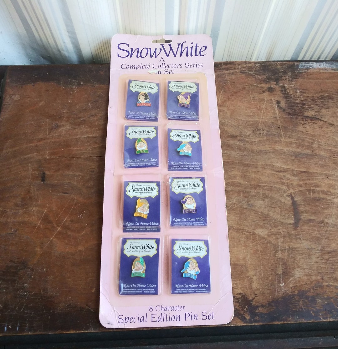 Vintage Disney Pin Collection Snow White A Complete Collectors Series ...