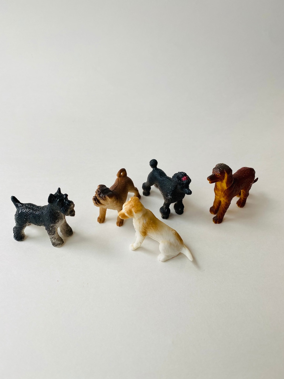 Vintage Dog Pencil Topper Doggie Rubber Pencil Topper | Animal Pencil ...
