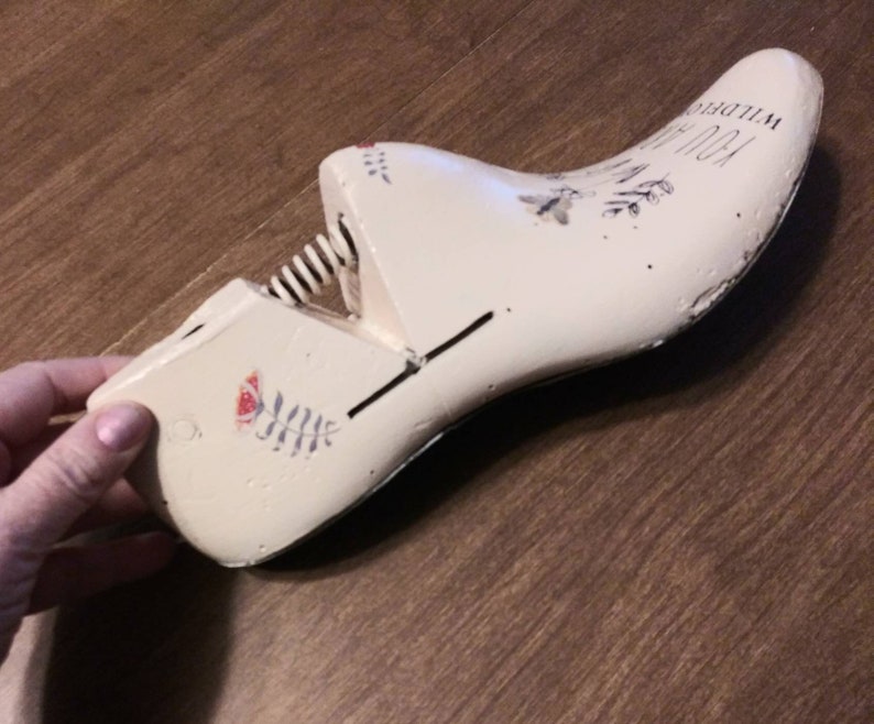 Primitive Cottage Shabby Decor Repurposed Vintage Wooden Shoe - Etsy