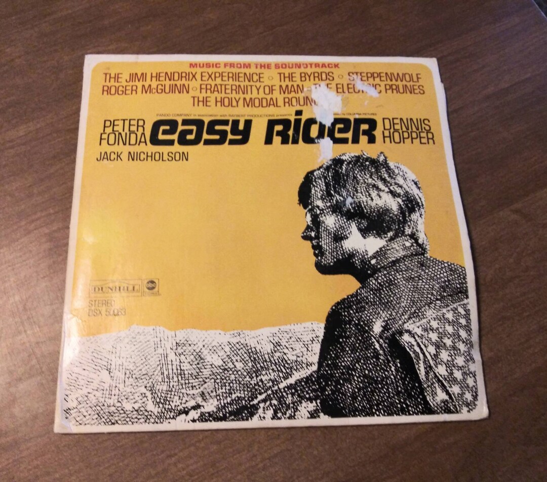Vintage Vinyl Record Album Easy Rider Soundtrack Fonda Hopper Nicholson ...