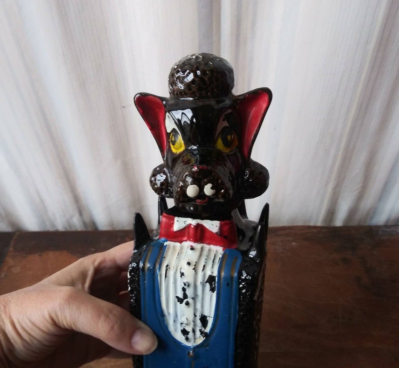 Vintage Decanter Vampire Poodle in a Suit With Spiked Collar - Etsy