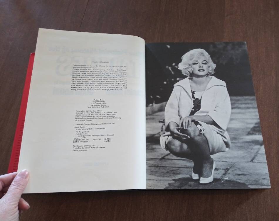 Vintage Talkies Coffee Table Book – Pictorial Movie History - Etsy