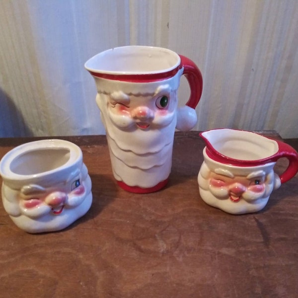 Santa Pitcher - Etsy