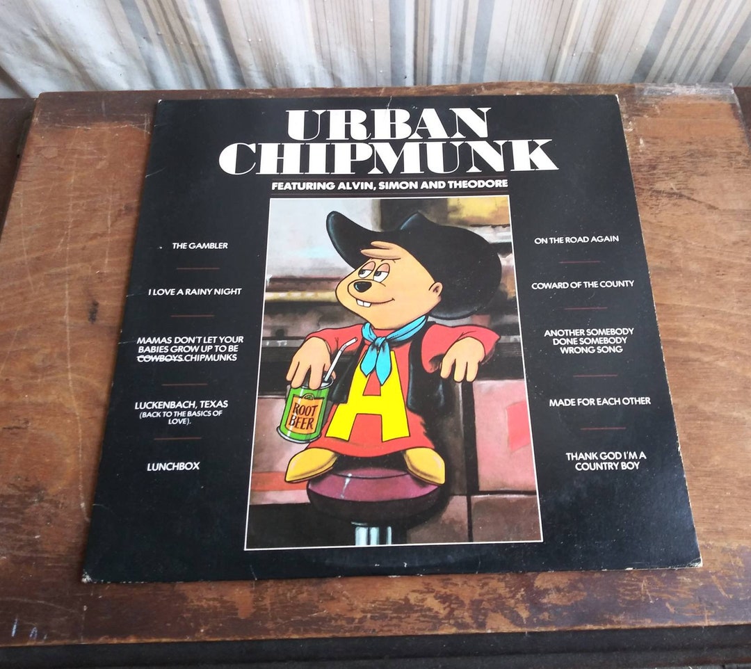 Urban Chipmunk With Poster & Fan Club Card Vintage Vinyl Record Album ...