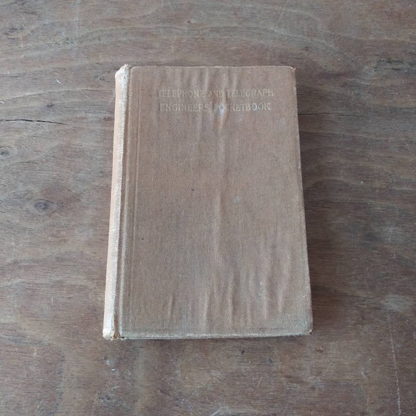 Antique Telephone Book - Etsy