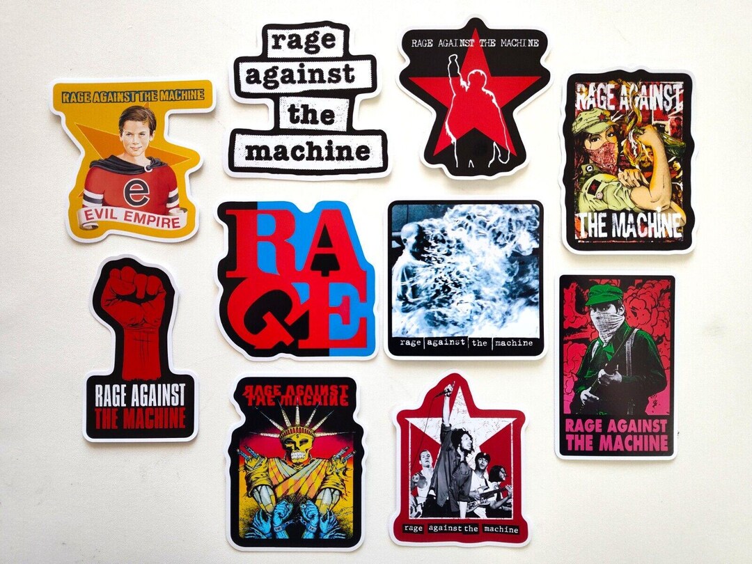 Alternative Hip-hop Rock Band Sticker Pack (10 Stickers) Vinyl Decals ...