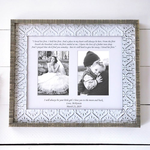 Wedding Photo Mat Father of the Bride Gift Father of the - Etsy