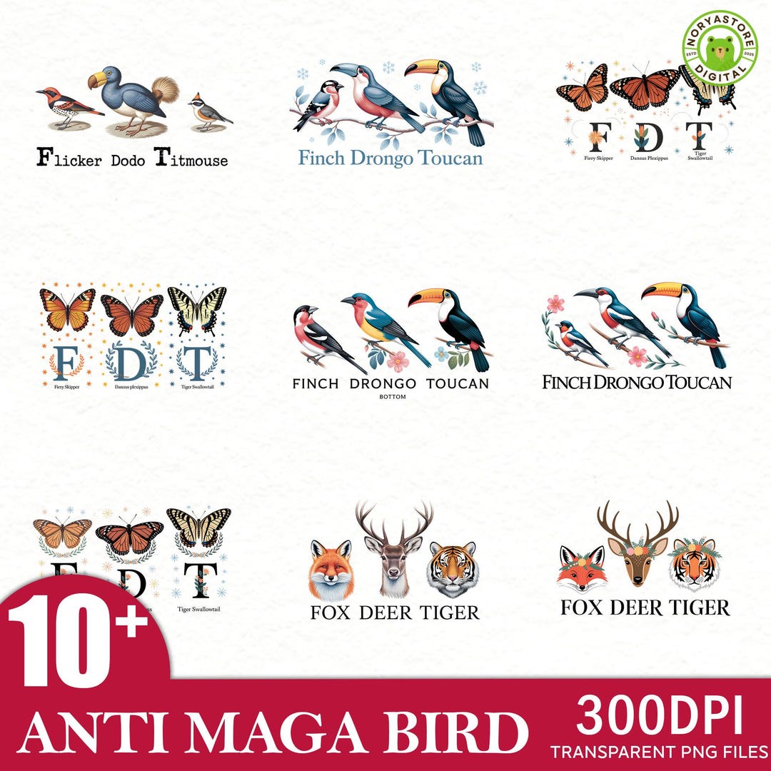 10+ Anti Maga Bird PNG, Subtle FDT Png Bundle, Anti MAGA Png, Anti ...