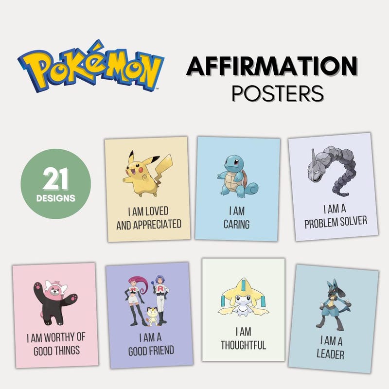 Pokemons Poster - Etsy