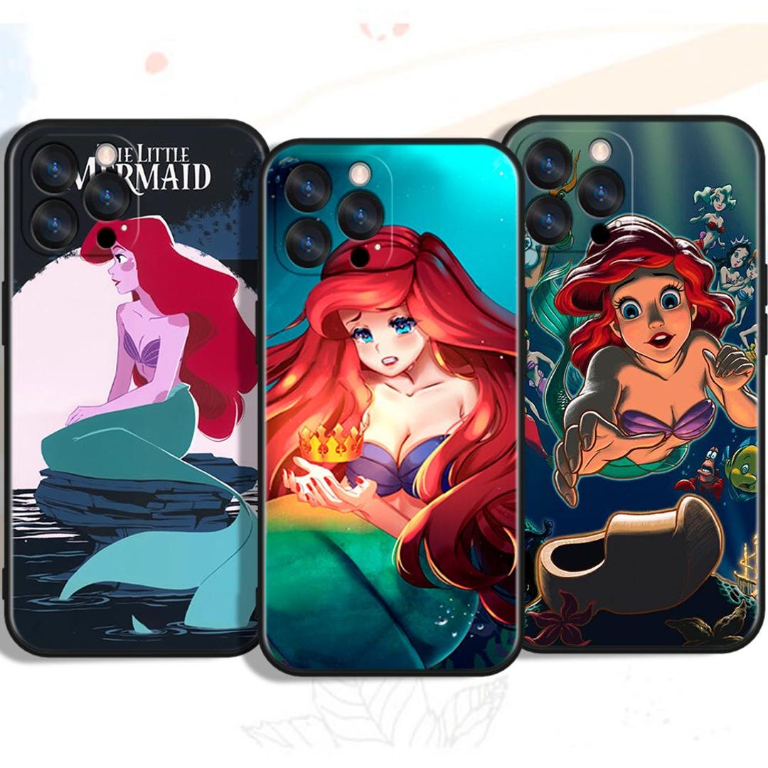 Custom Princess Ariel Little Mermaid Cartoon Phone Cases for Iphone ...