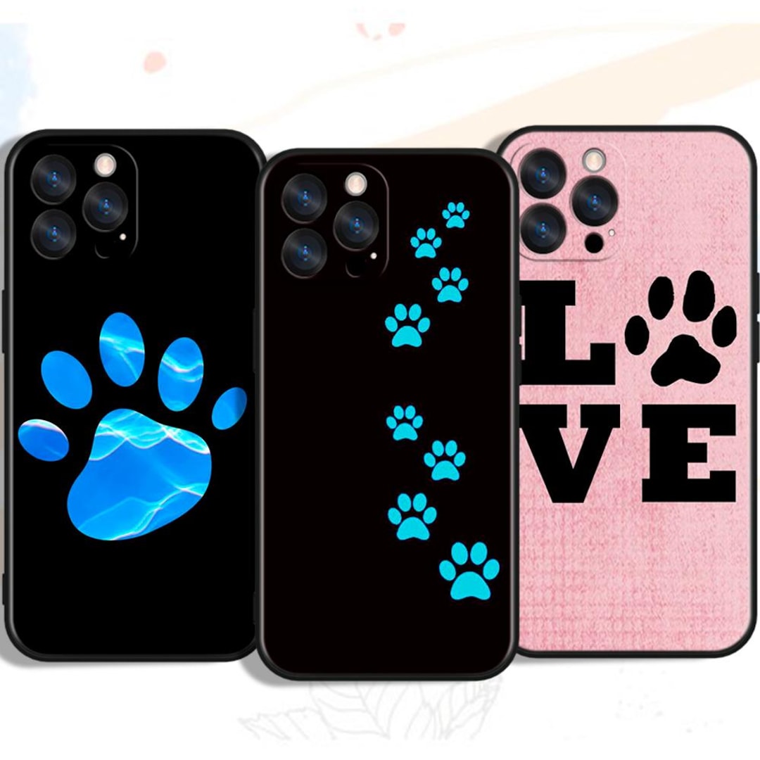 Dog Paw Pet Lover Design Custom Phone Cases for Iphone, Samsung ...