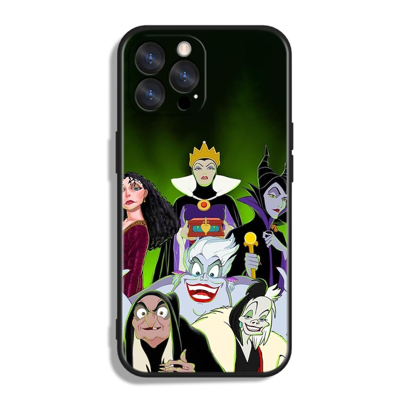 Custom Cartoon Disney Villains Phone Cases for Iphone, Samsung & Google ...