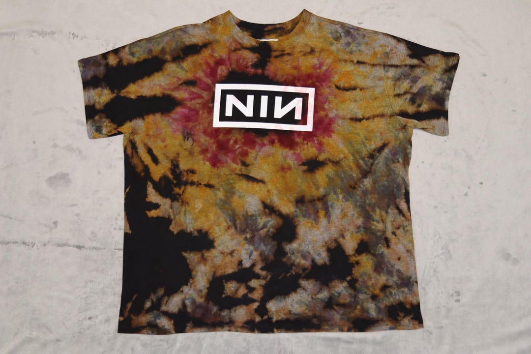 Nine Inch Nails Sunspots Reverse Tie Dye T-shirt Women's Large - Etsy