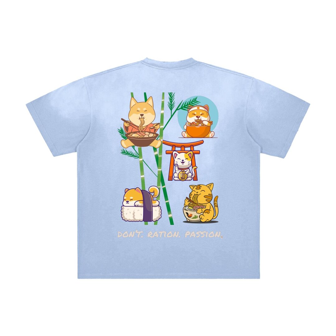 Meow-chi - Vintage Washed Frayed Tee - Etsy