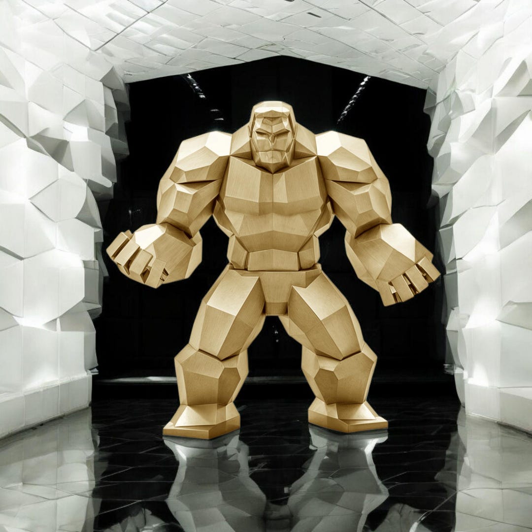 Hulk Statue as a Trophy/hulk Sculpture for Hunting House/hulk Art ...
