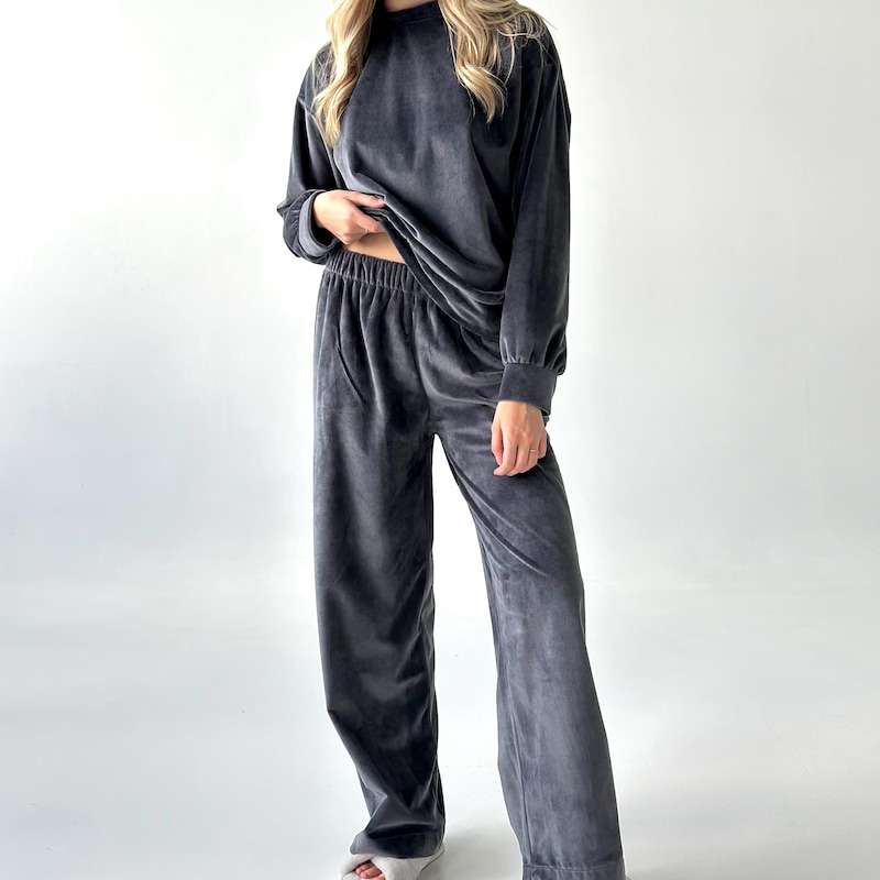 Fluffy Loungewear Women - Etsy