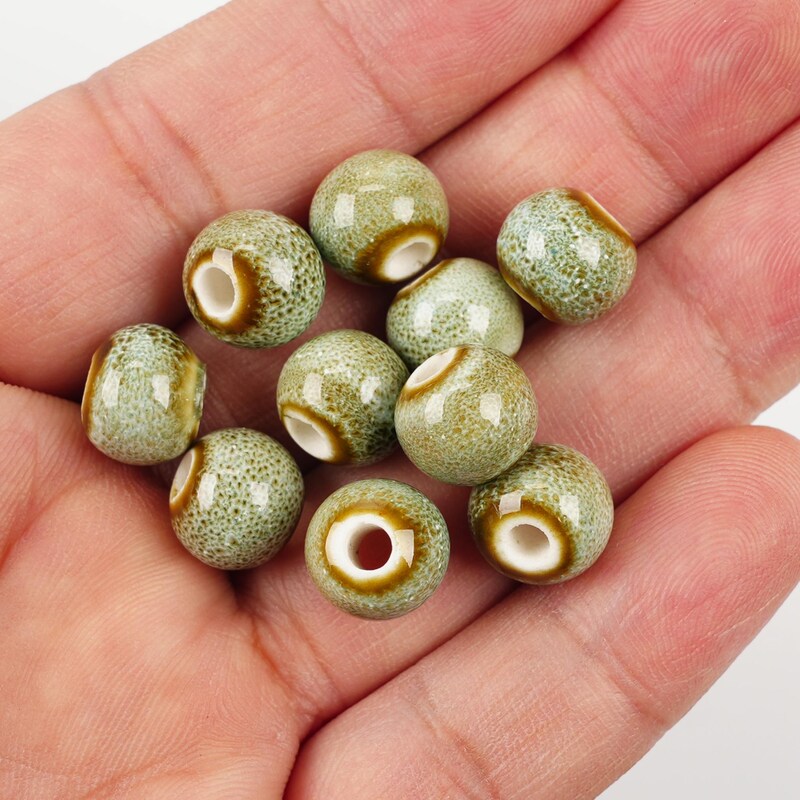 Pottery Beads - Etsy