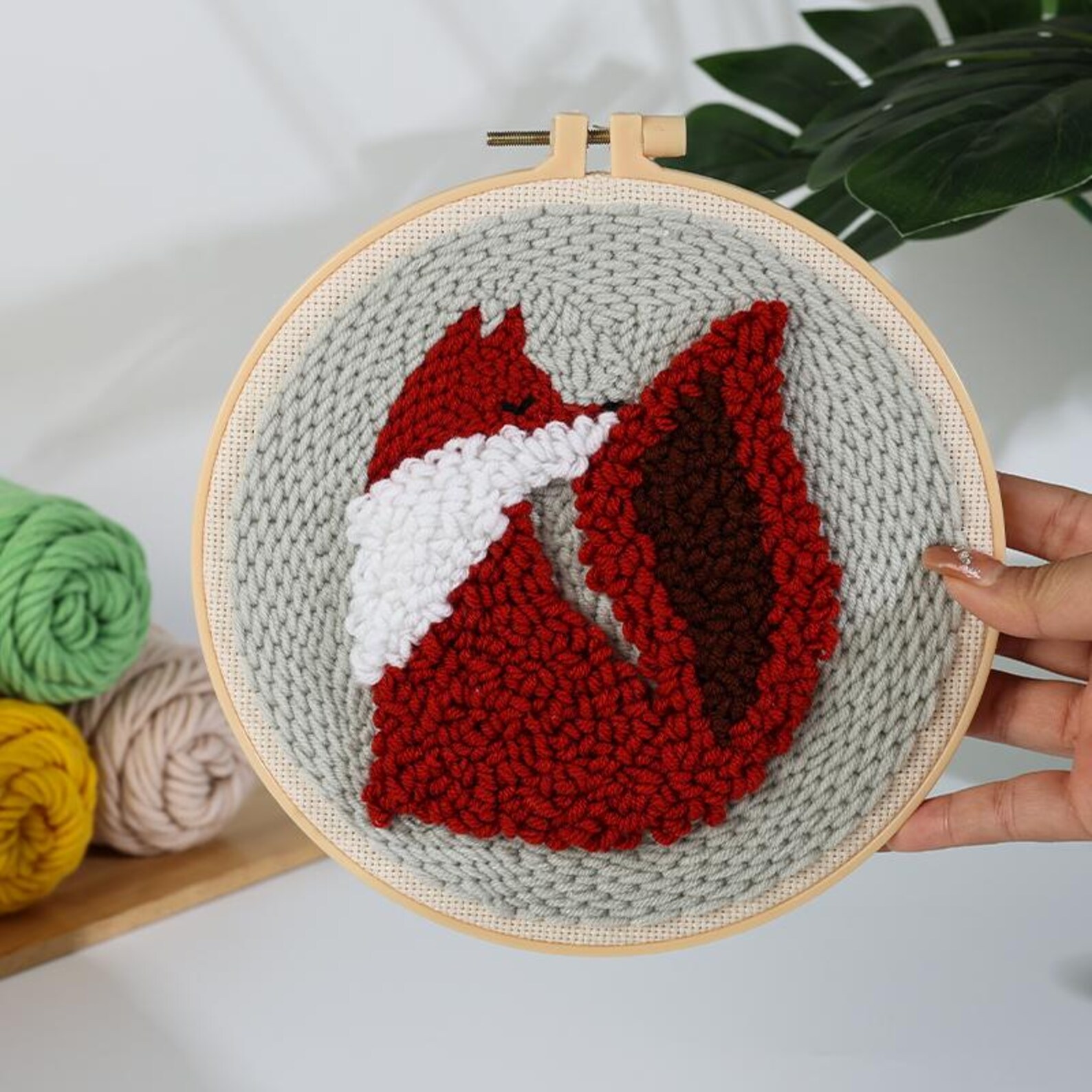 DIY Animal Embroidery Punch Needle Kit: Beginner Craft Gift - Etsy