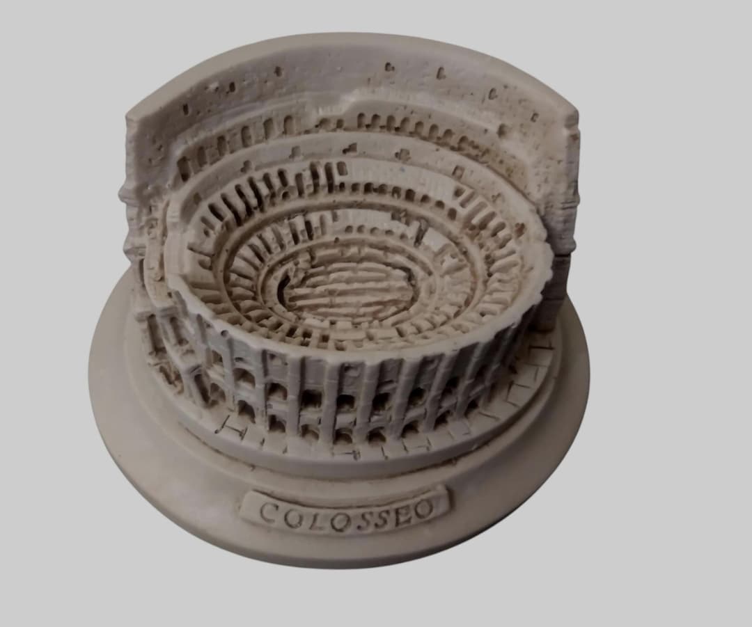Colosseum, Vintage ROME Sculpture, Rome Miniature Made in Italy ...
