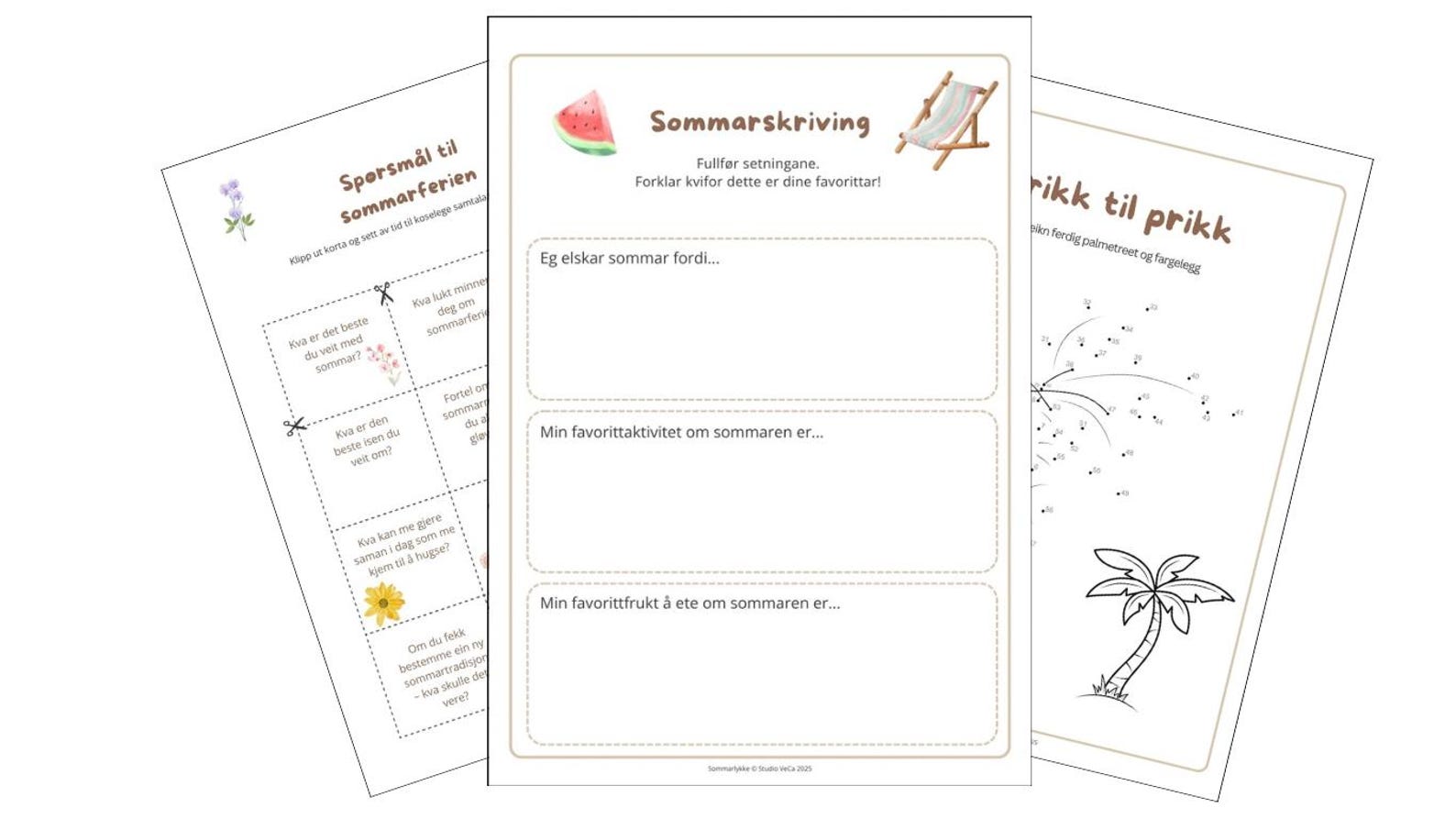 Sommerlykke | Digitalt Hefte for Barn Og Familier – 70 Sider Med ...